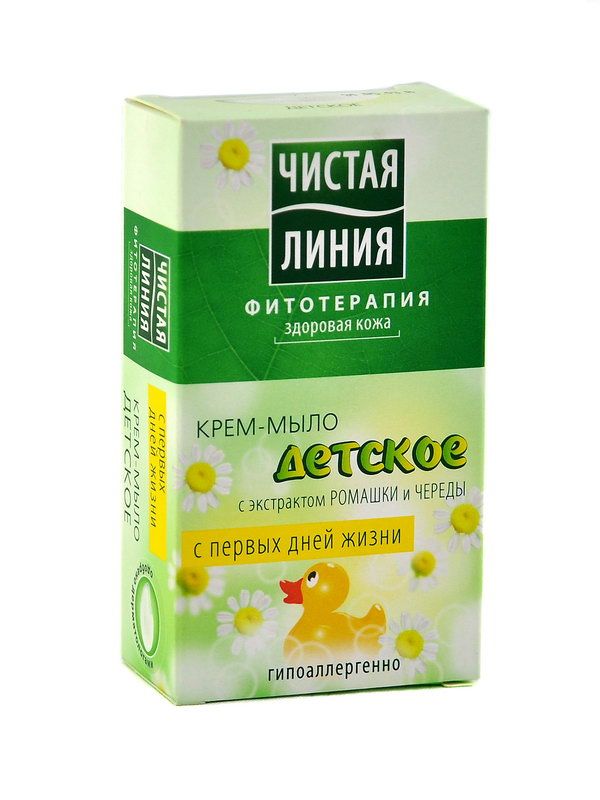 ჩისტაია ლინია საპონი საბავშვო