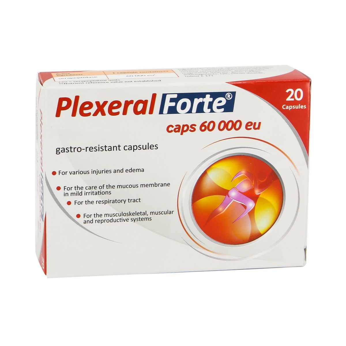 Plexeral - პლექსერალი ფორტე 20 კაფსულა