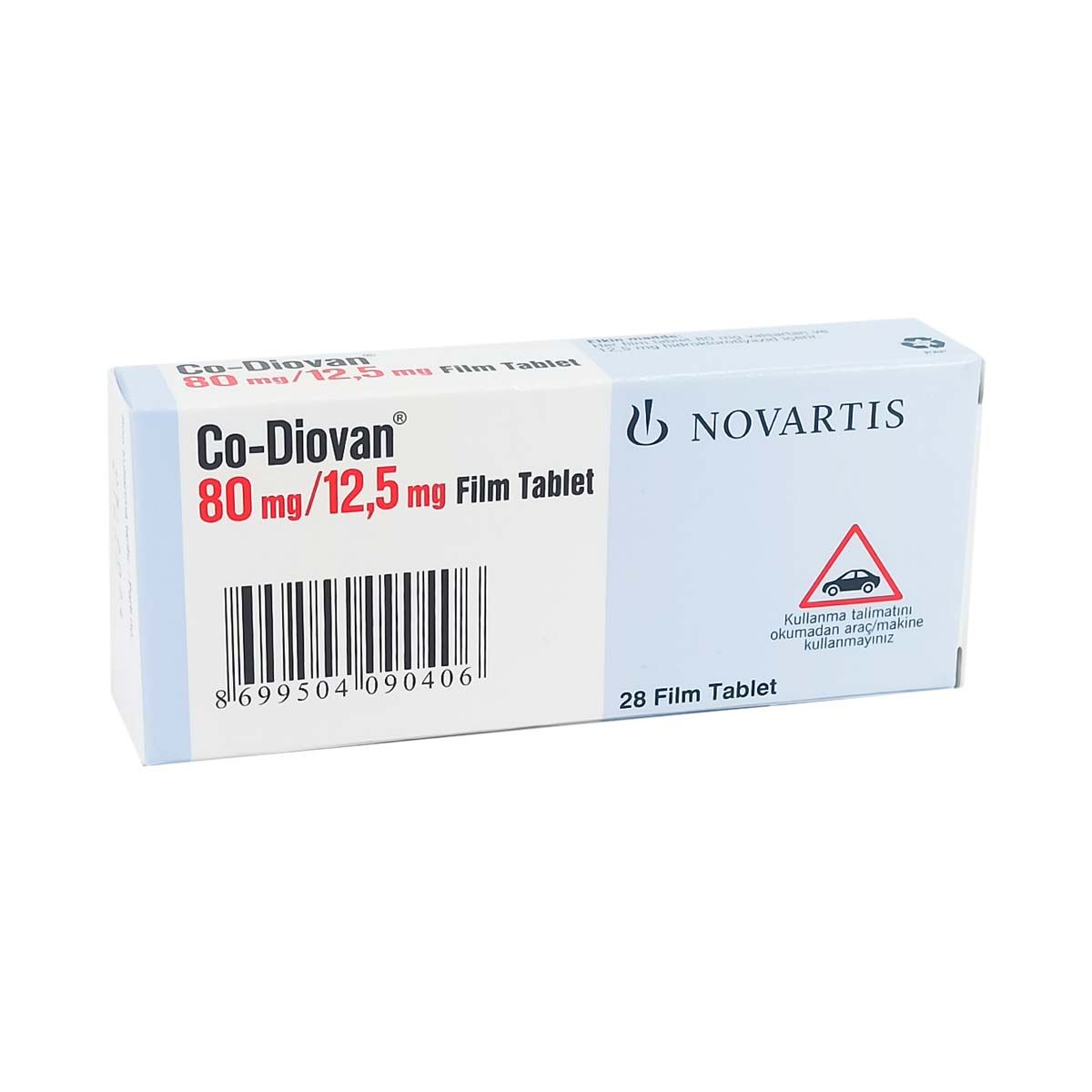 Co-Diovan - კო-დიოვანი 80/12.5მგ 28 ტაბლეტი