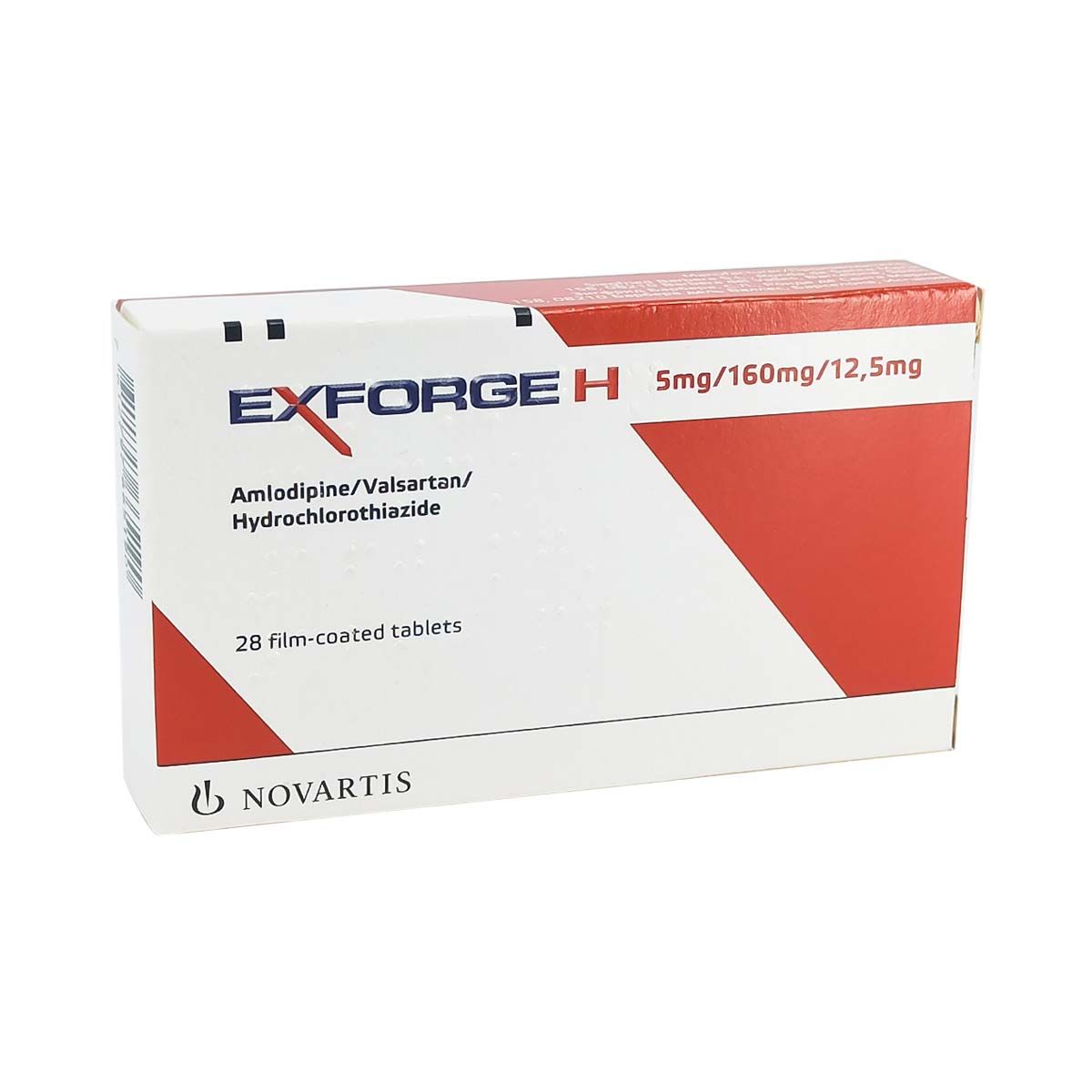 Exforge H - ექსფორჯი H 5-160-12.5მგ 28 ტაბლეტი