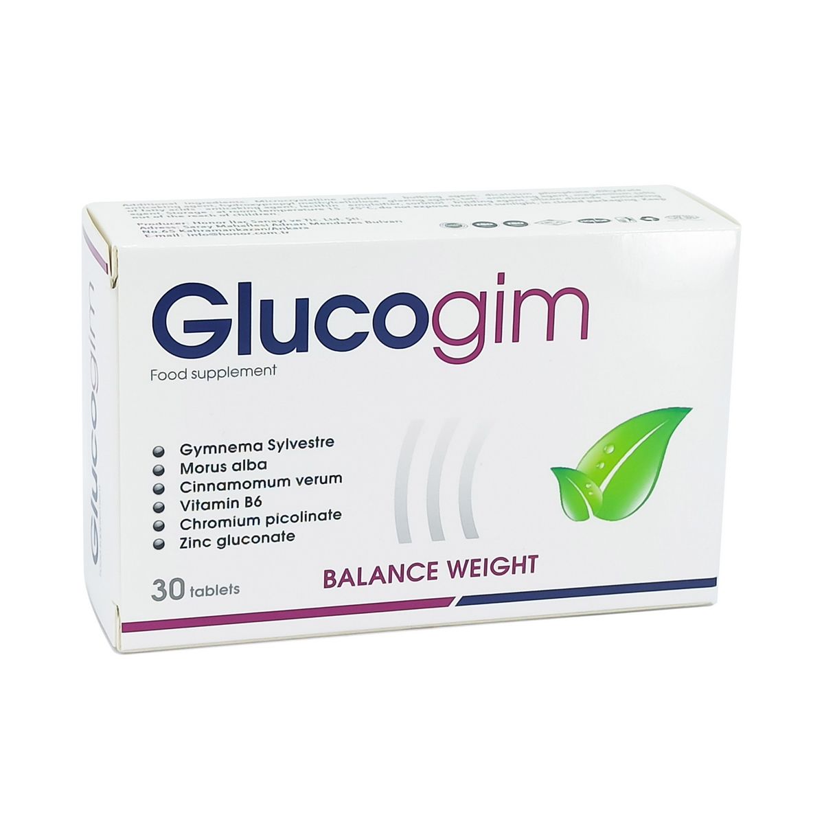 Glucogim გლუკოგიმი30 ტაბლეტი