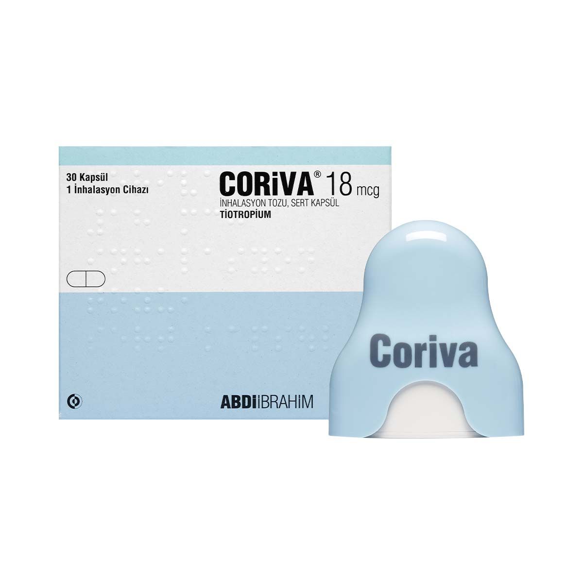 Coriva - კორივა საინჰალაციო ფხვნილი 18მკ და 30 კაფსულა