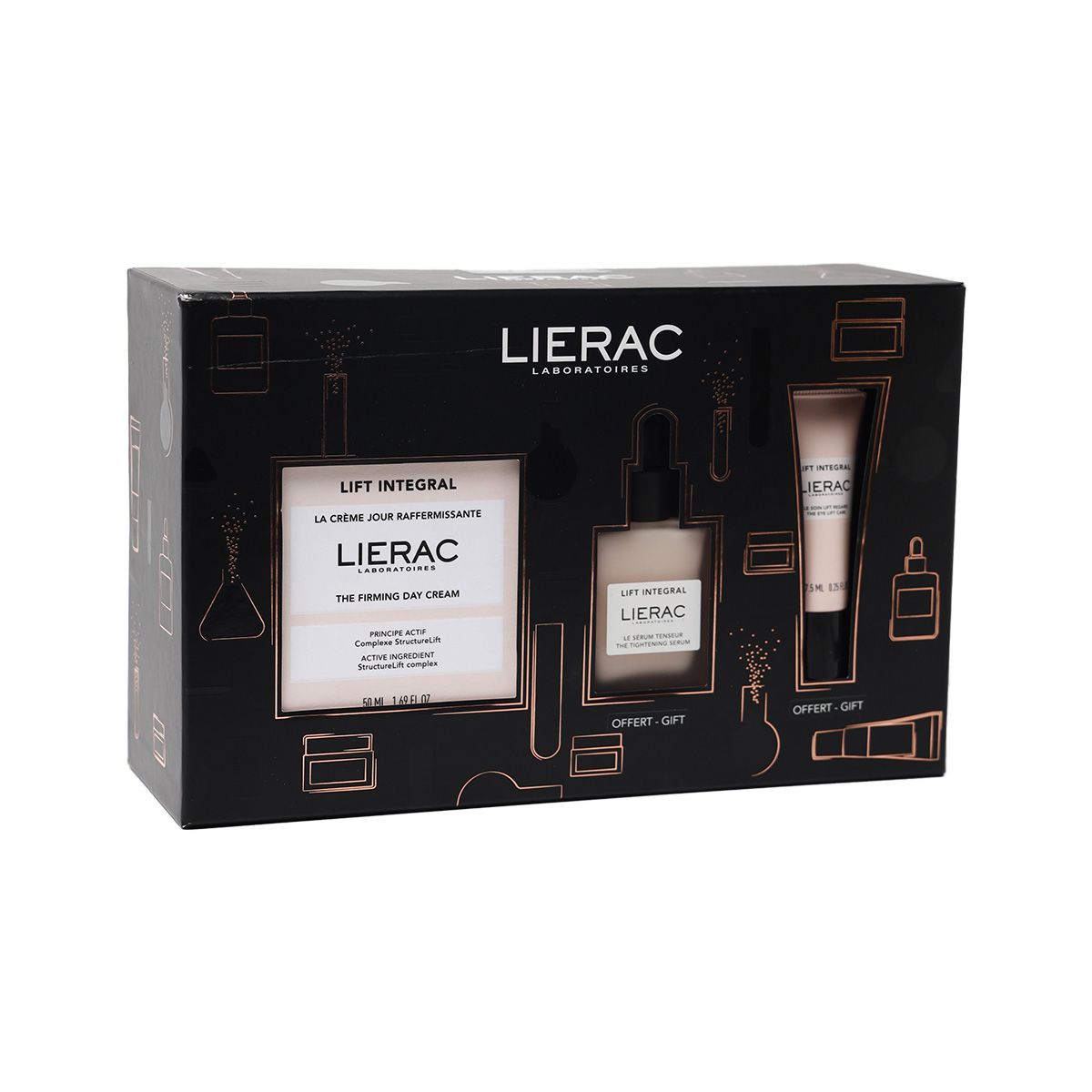 Lierac ლიერაკი ნაკრები Lift Integral სახის კრემი შრატი და თვალის